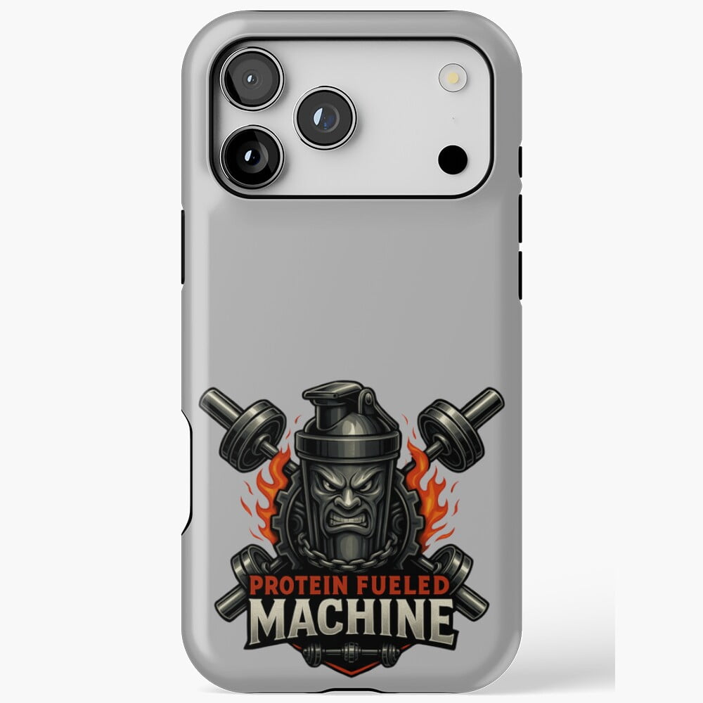 Protein Fueled Machine Gym Beast Phone Case for iPhone 11 through 17 ...