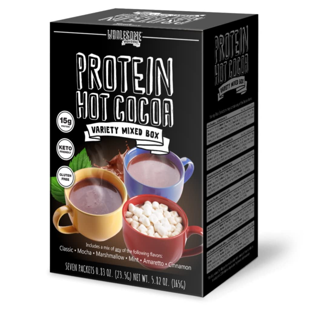 Protein Hot Chocolate, 15g Protein, Variety Pack, Keto Hot Chocolate ...