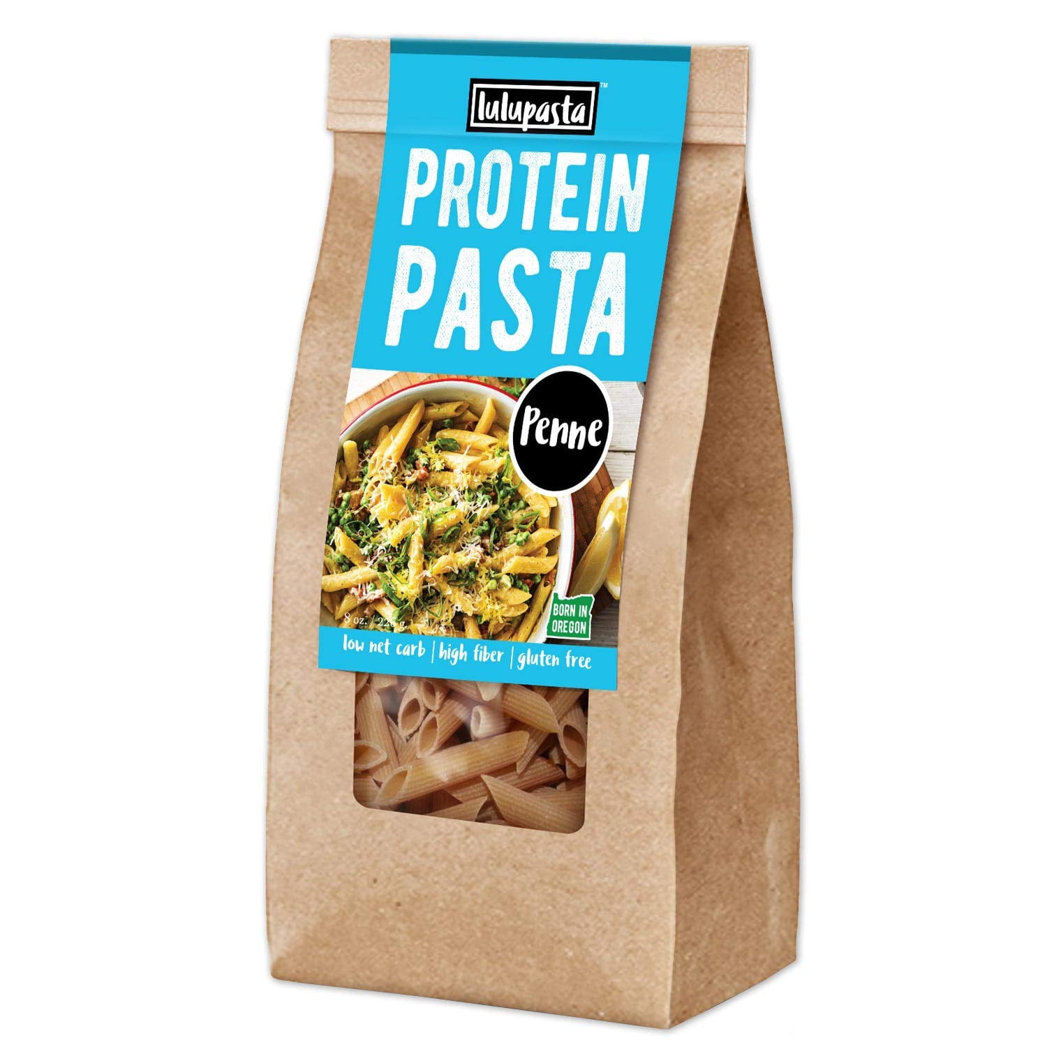 lulupasta Gluten-Free Keto Protein Pasta, 22g, Made with Lupin ...