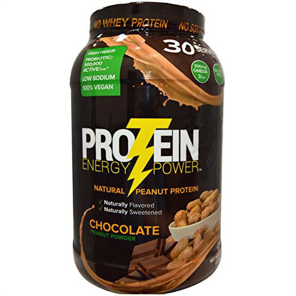 Protein Plus - Chocolate Peanut Powder - Protein Energy Powder - 30 ...