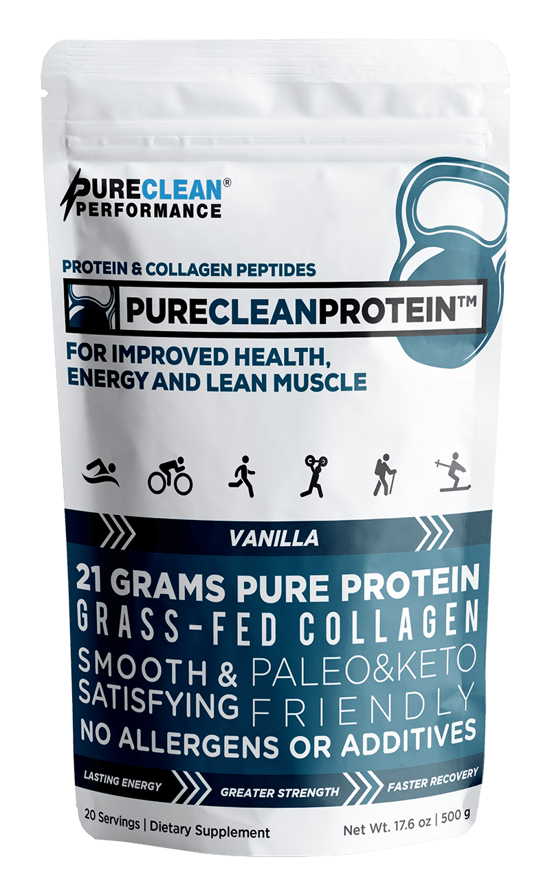 Protein Powder With Collagen & Amino Acids, Vanilla, PureClean ...