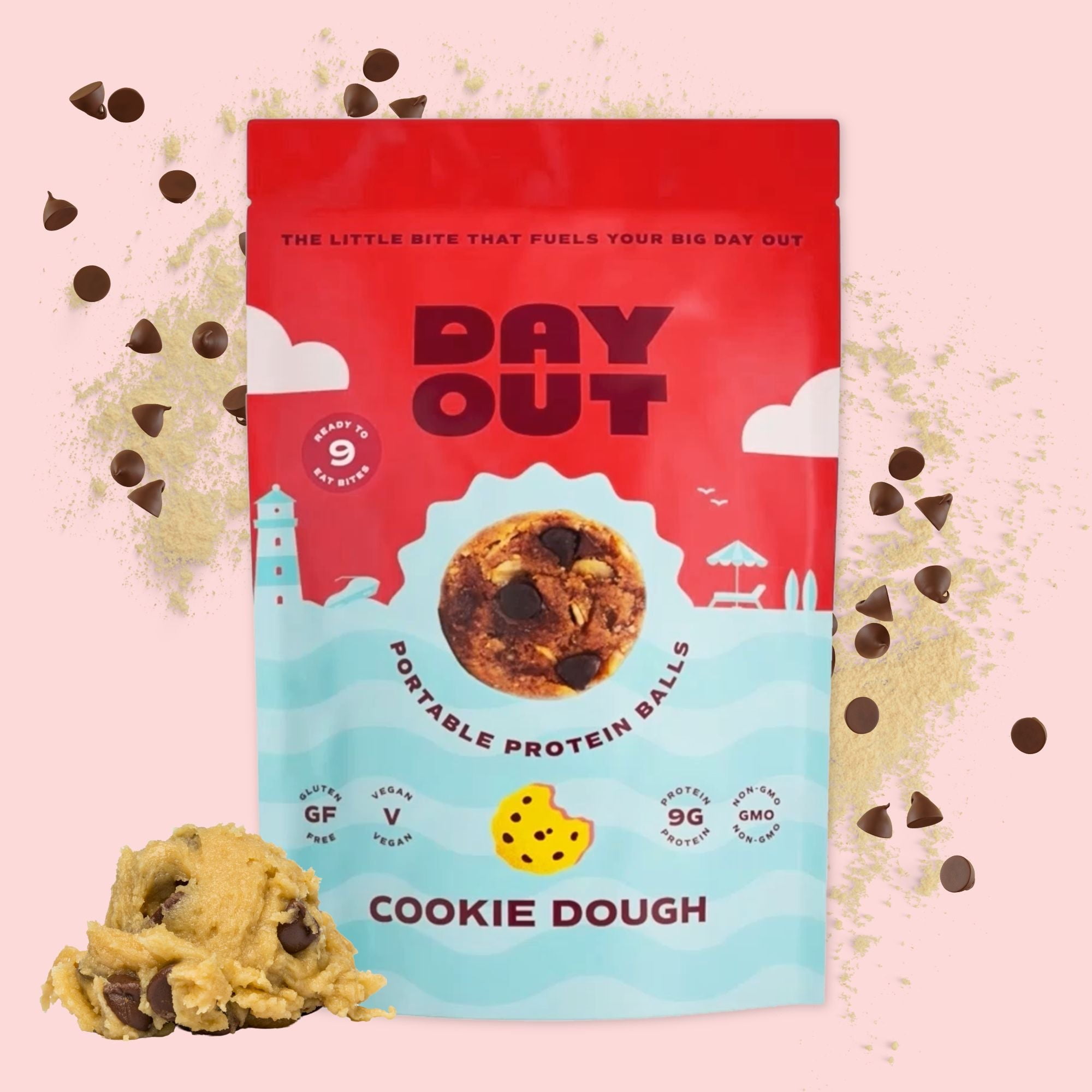 Protein Power Ball - Cookie Dough 6 Pack - Healthy Snacks, Gluten Free ...