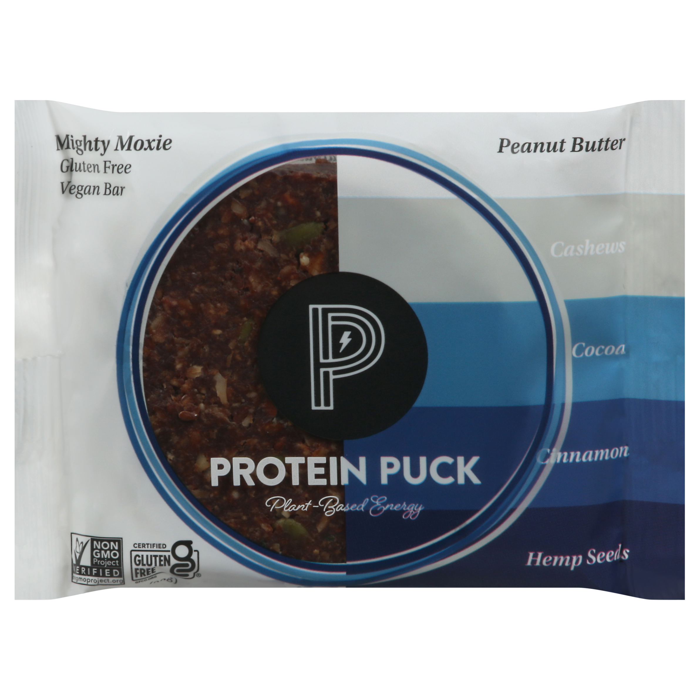 Protein Puck Bar Mighty Moxie 3.25 oz (Pack of 16) - Walmart.com