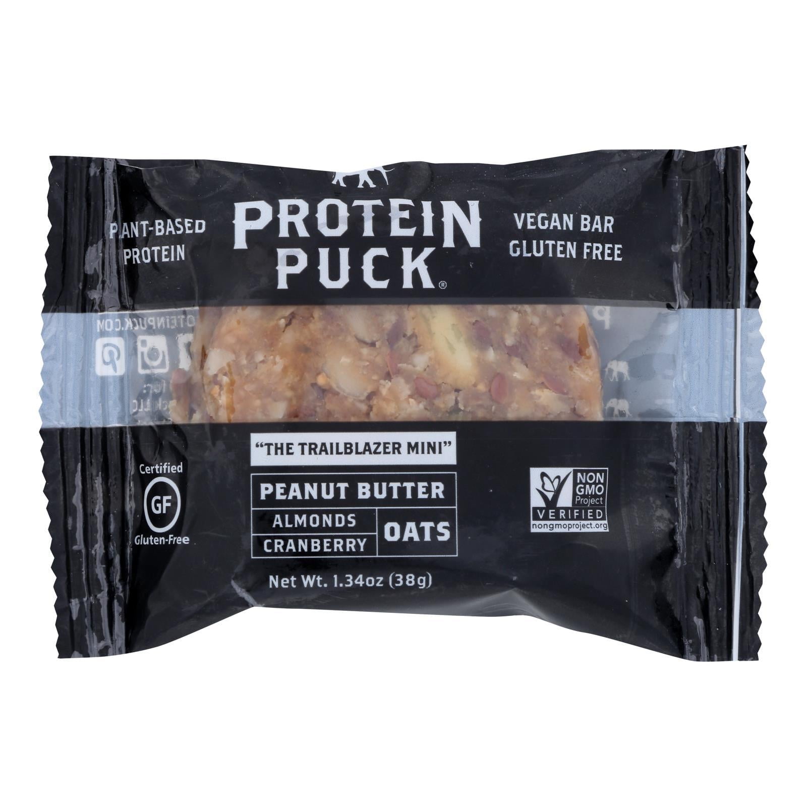 Protein Puck - Bar Wndrlst Peanut Butter Cranberry - Case of 12-1.34 OZ ...