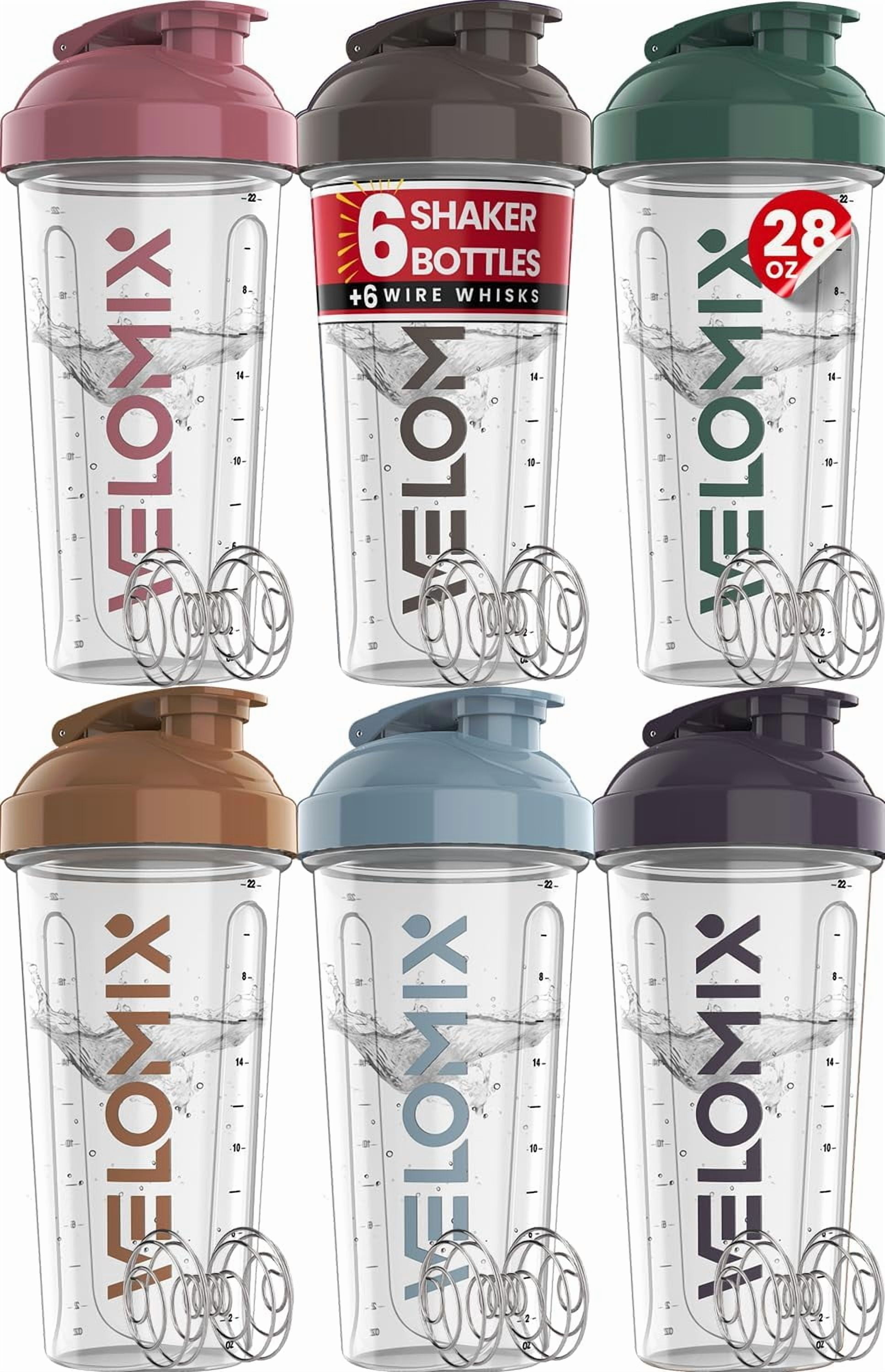 Protein Shaker Bottle for Protein Mixes - Wire Whisk | Leak Proof ...