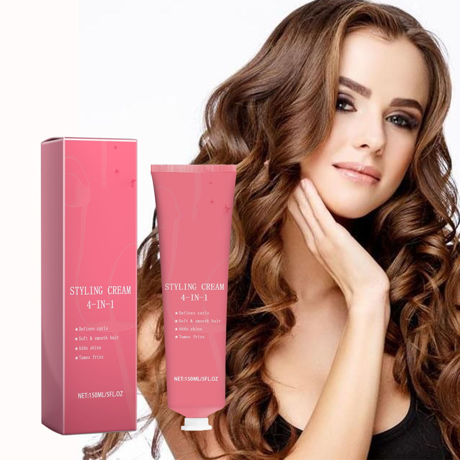 Protein Straight Hair Cream Smoothing Styling Cream Avoids Stretching ...
