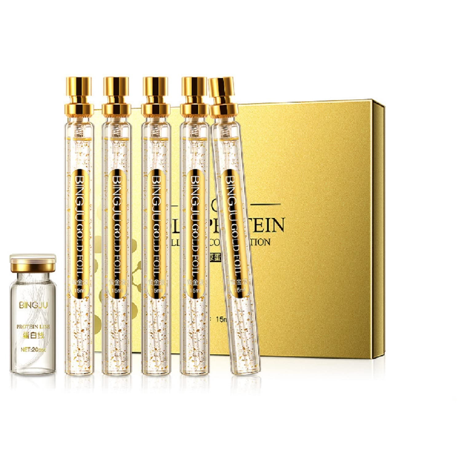 Protein Thread Lifting Set, BCA3 Soluble Protein Thread and Nano Gold ...