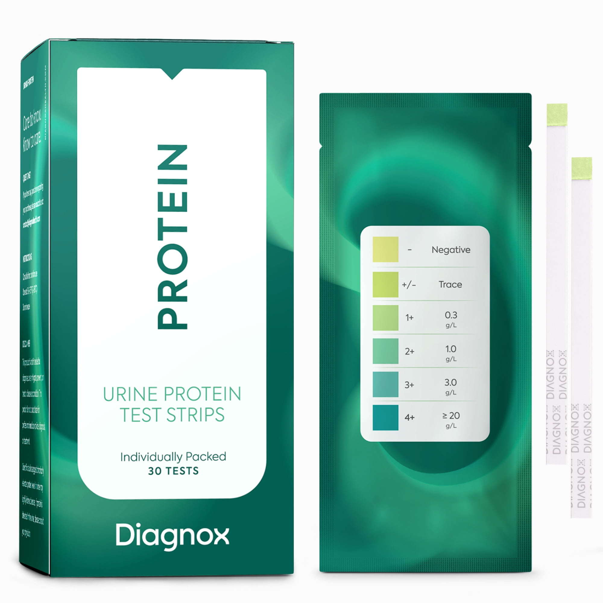 Kidney Check Protein Urine Test Strips Kit - Home Urinalysis Strips for ...