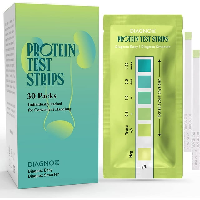 Protein Urine Test Strips Kit - Individually Packed at Home Urine ...