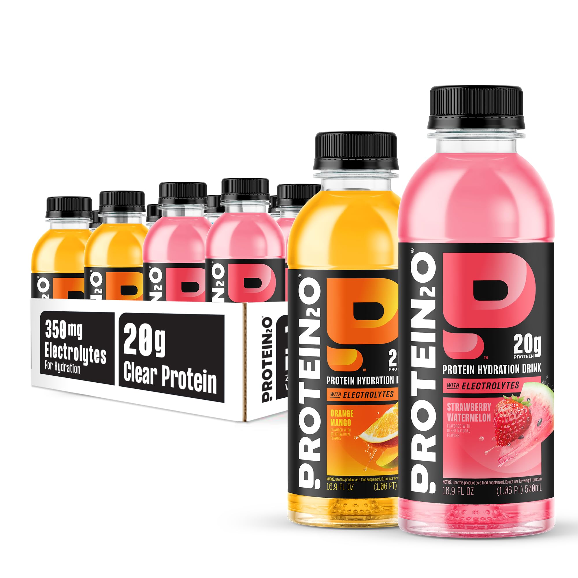 Protein2o Hydration Drink - 2-in-1 Liquid Clear Whey Protein Isolate ...