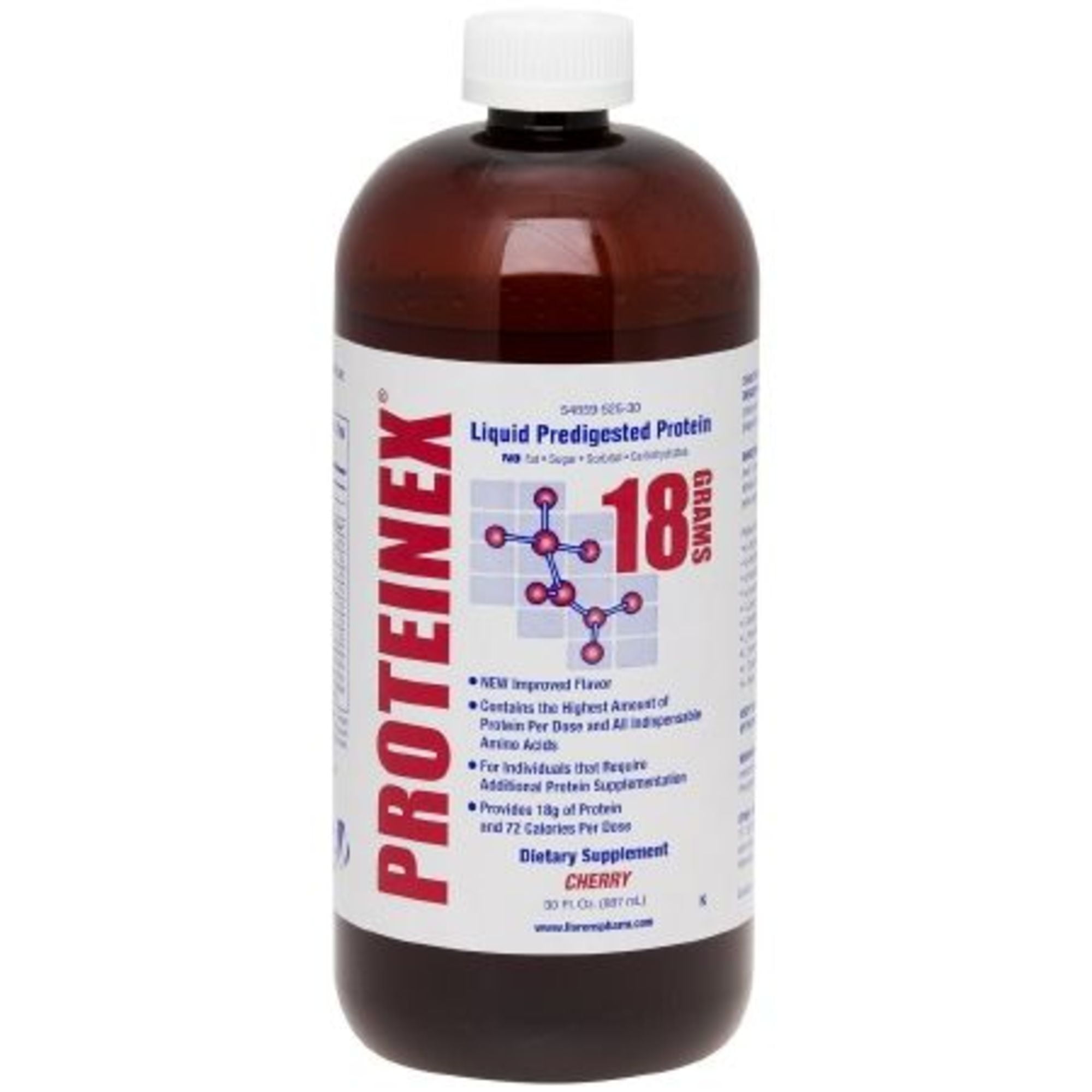 Llorens Pharmaceutical Proteinex 18g Liquid Protein, 30oz, Sugar-Free ...