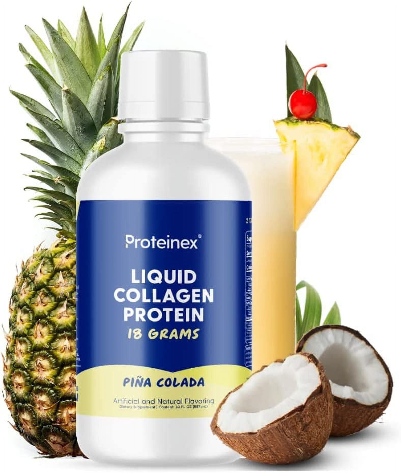 Proteinex Liquid Collagen Protein Supports Muscle and Joints Recovery - Liquid Collagen for ...