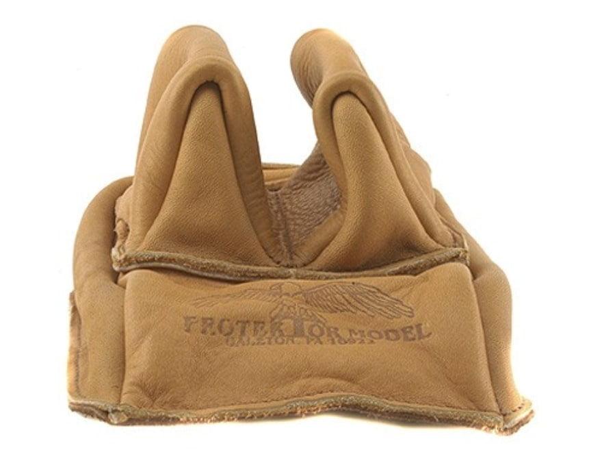 Protektor Rabbit Ear Rear Shooting Rest Bag Leather Tan Unfilled ...