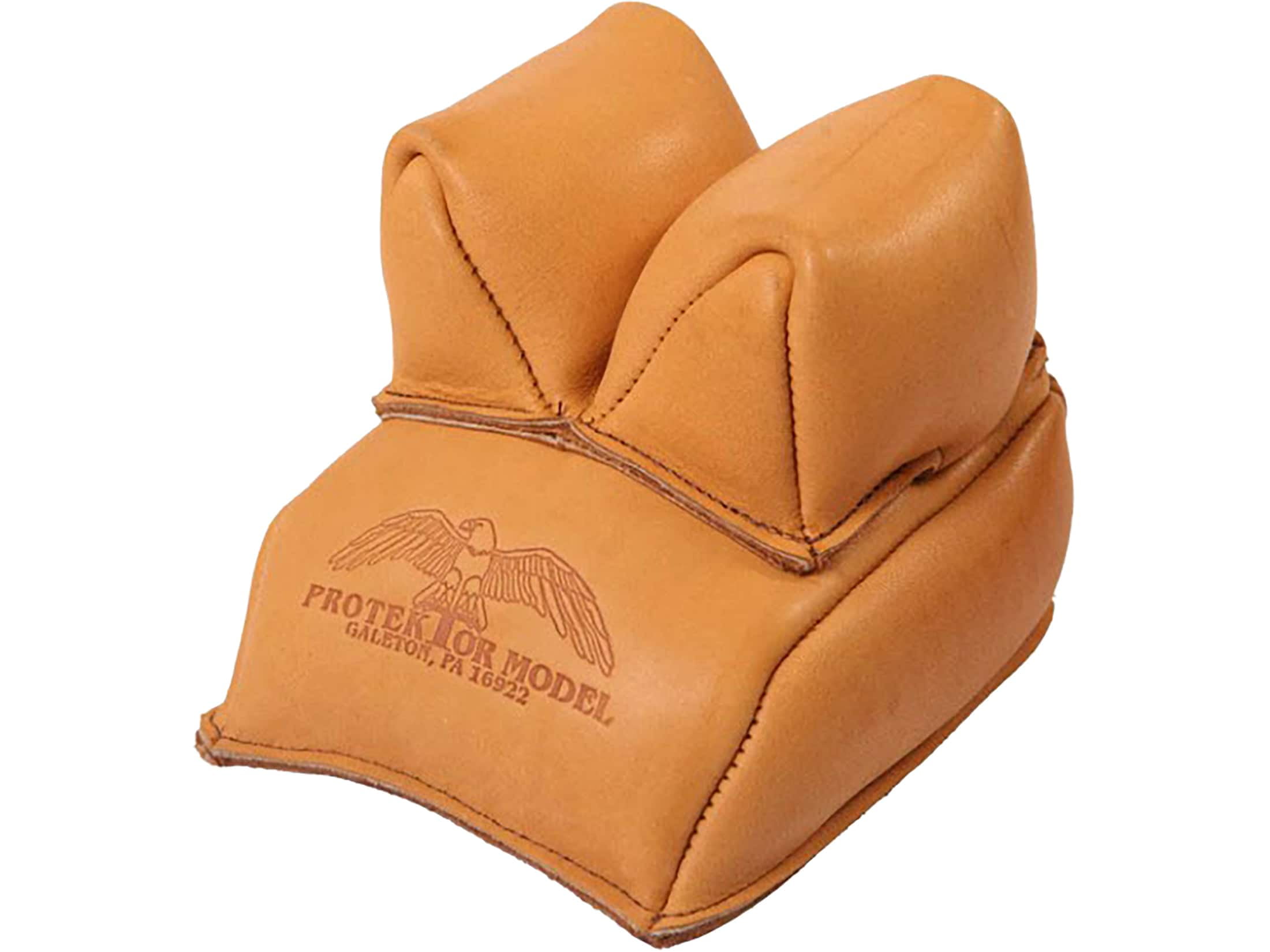 Protektor Rabbit Ear Rear Shooting Rest Bag Leather Tan Filled ...