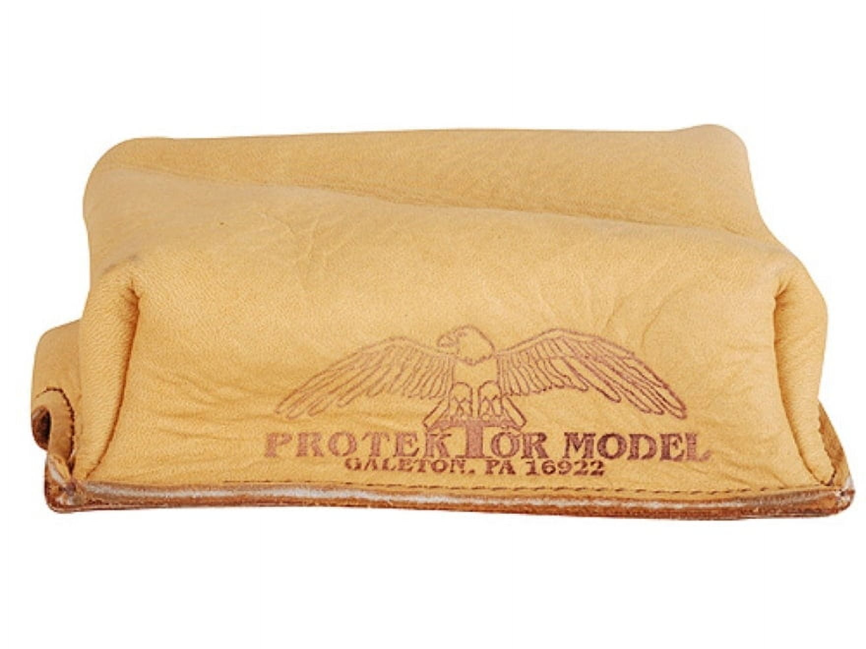 Protektor Small Brick Rear Shooting Rest Bag Leather Tan Unfilled ...