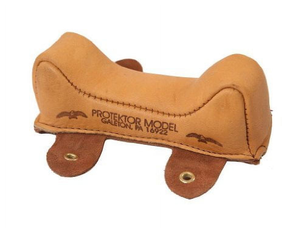 Protektor Wide Owl Ear Front Shooting Rest Bag Leather Tan Filled Walmart