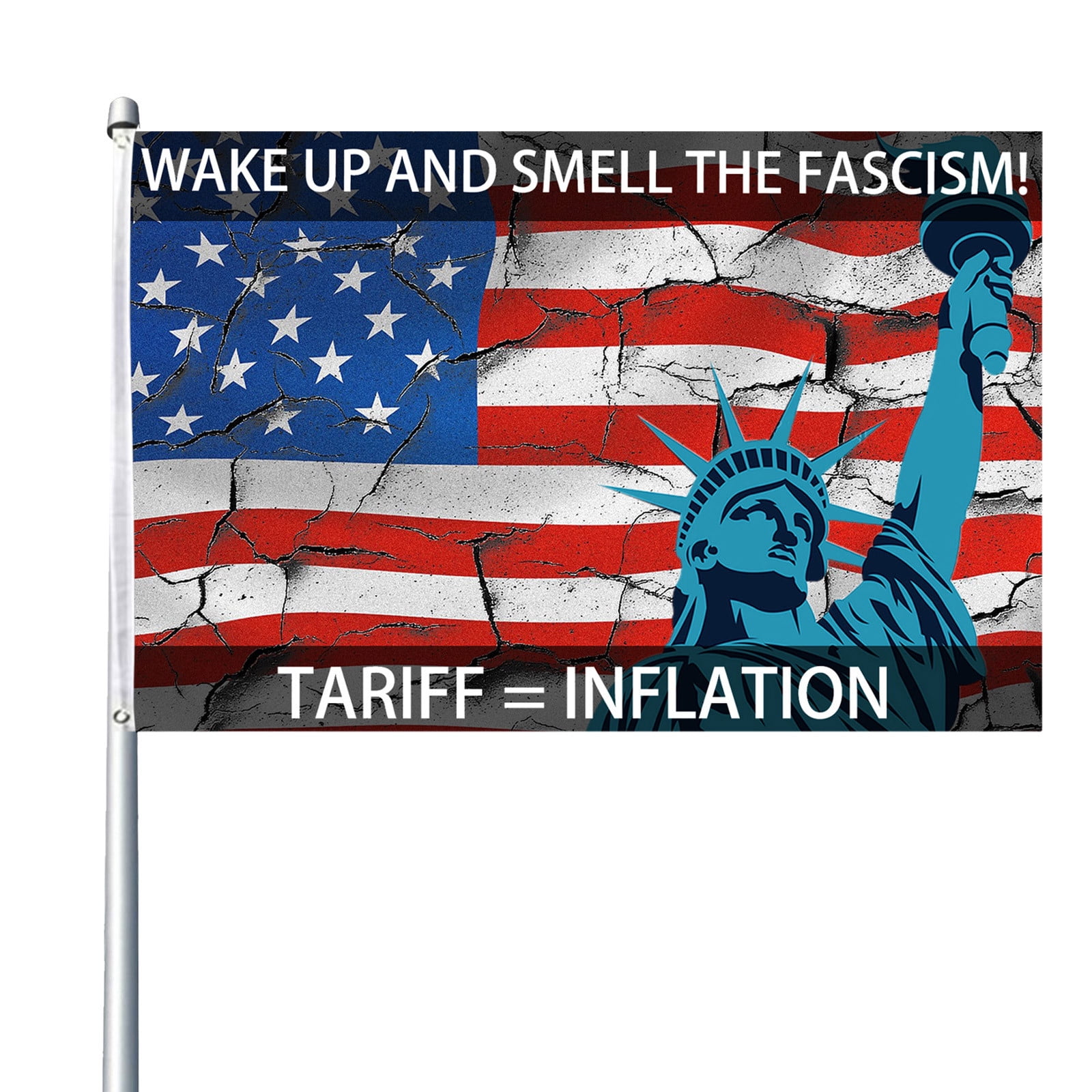 Protest Flag Flag Black Lives TARIFF = INFLATION Activism Rallies ...