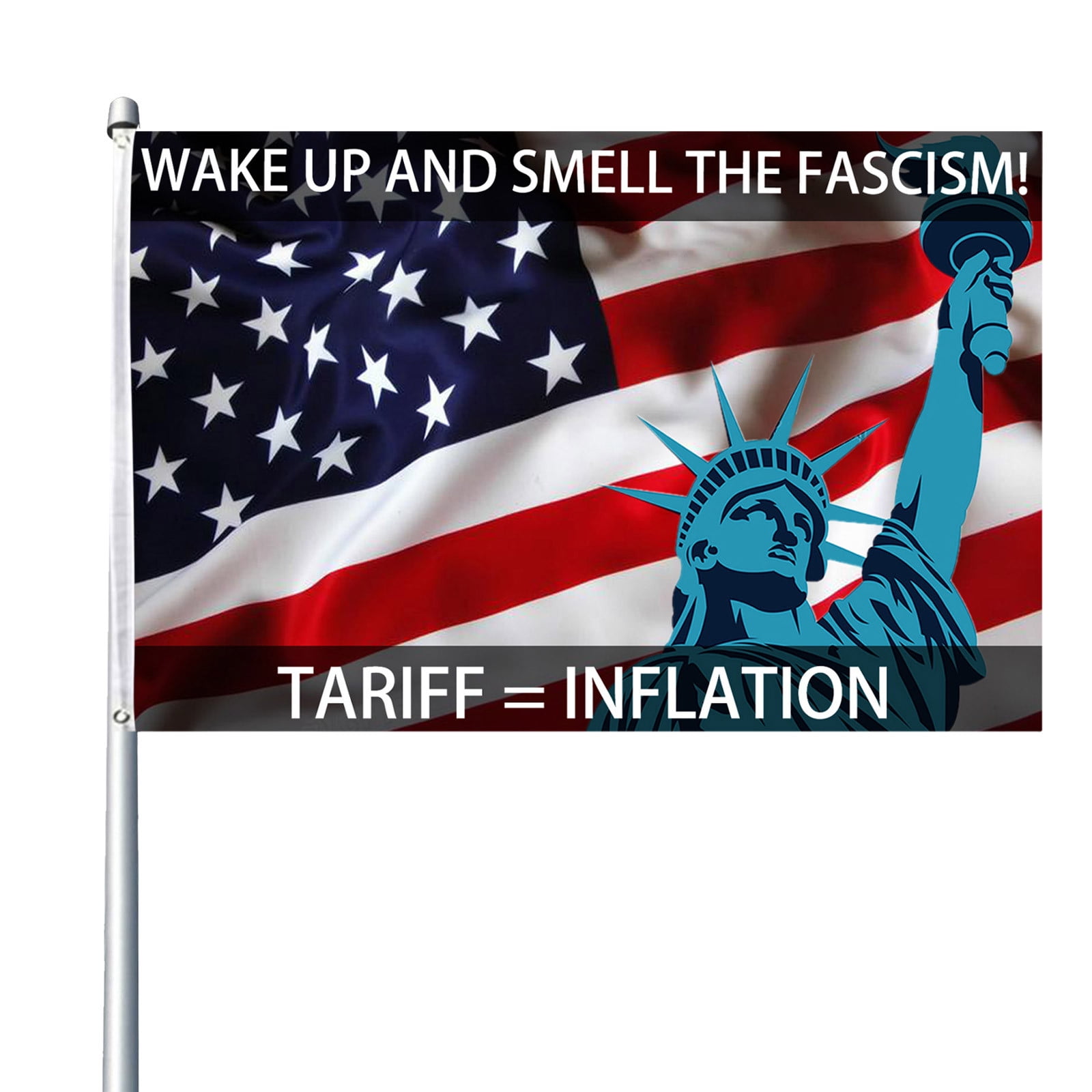 Protest Flag Flag Black Lives TARIFF = INFLATION Activism Rallies ...