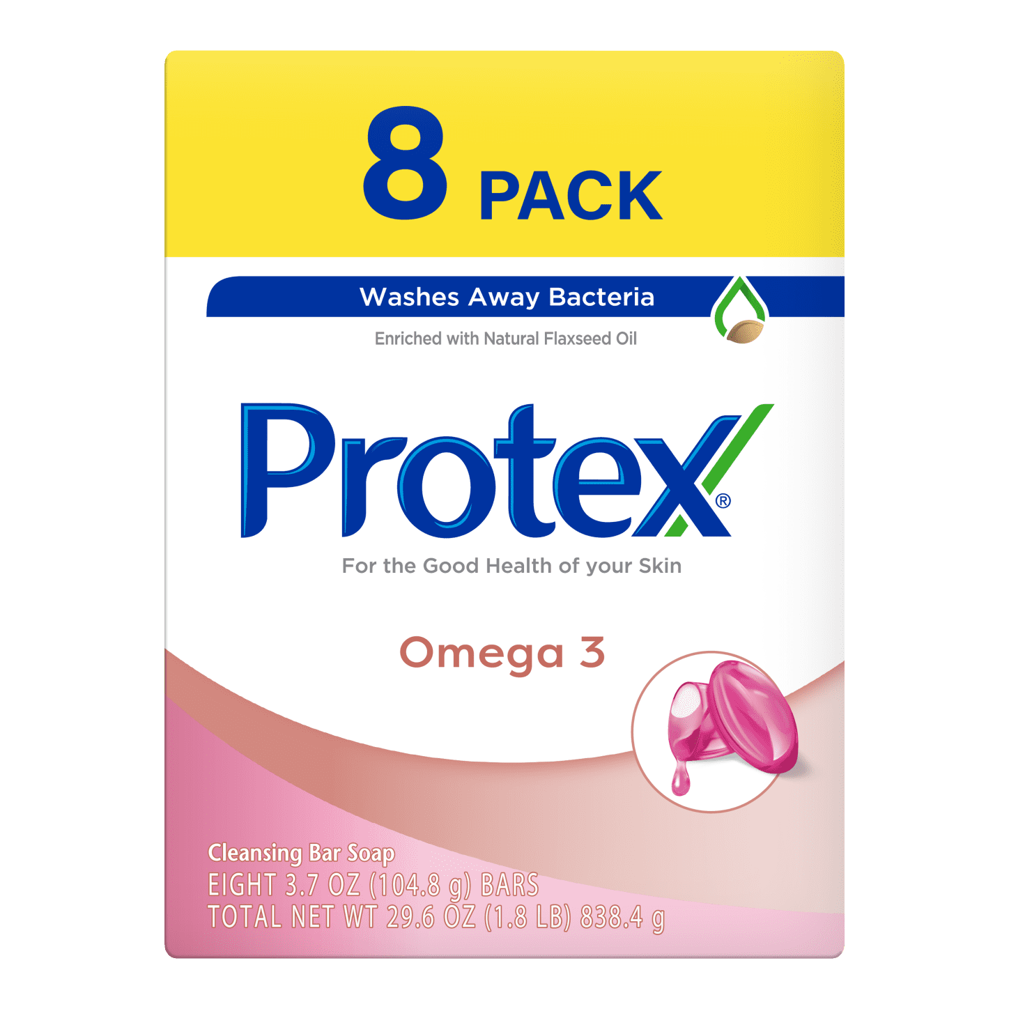 Protex Bar Soap, Omega 3, for Both Men and Women, Adults and & Children ...