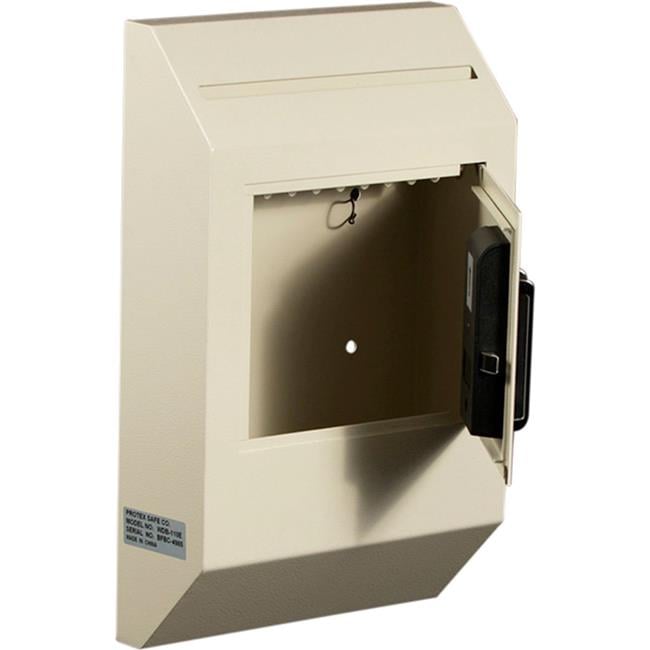 Protex Safe B2137511 Letter Size Wall Drop Box with Electronic Lock WDB-110E, Beige - 10 x 4 x ...