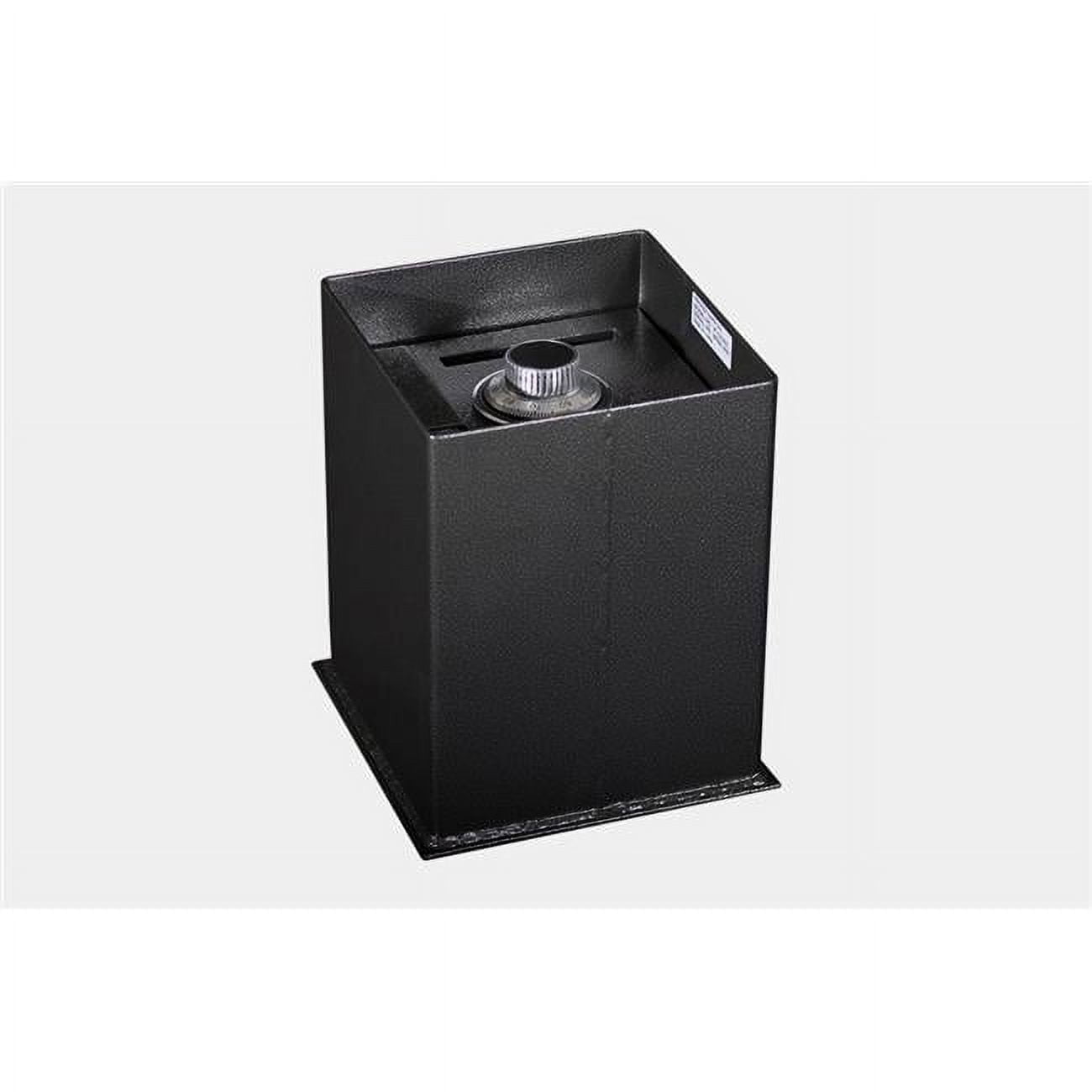 Protex Safe IF-1212SC II 0.37 cu ft. Floor Safe Security Steel Vault Lock with Drop Slot, Black ...