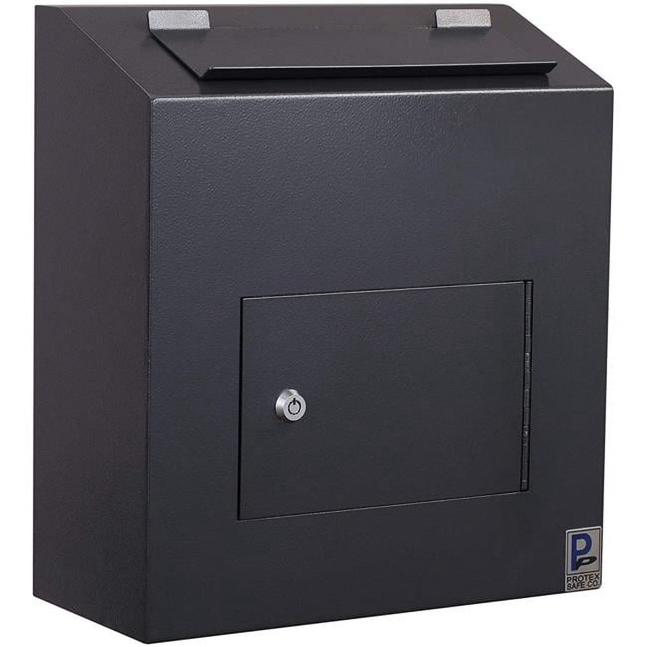 Protex Safe RX-164-Black 0.29 cu ft. Prescription Drugs Drop Box ...