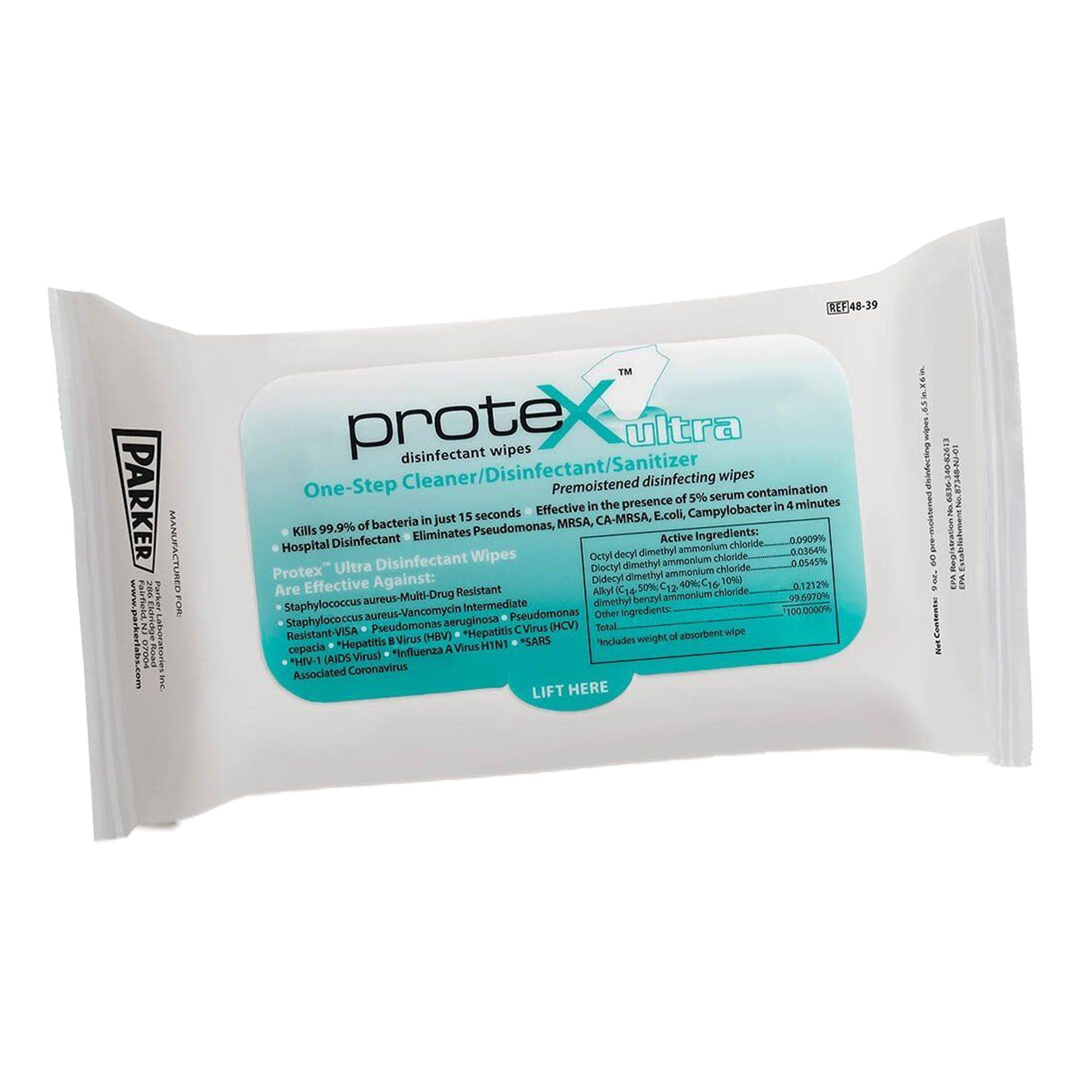 Protex Ultra Surface Disinfectant Cleaner Premoistened Broad Spectrum ...