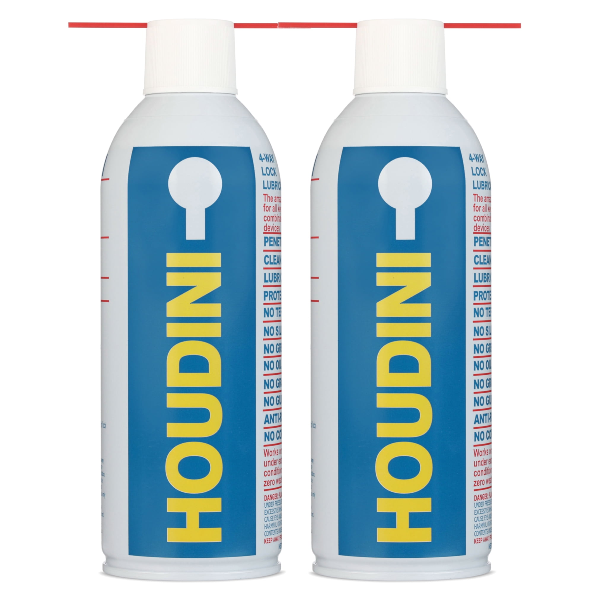 Protexall Houdini 086507111012 Lock Lubricant Spray, 11 oz Qty (2 ...