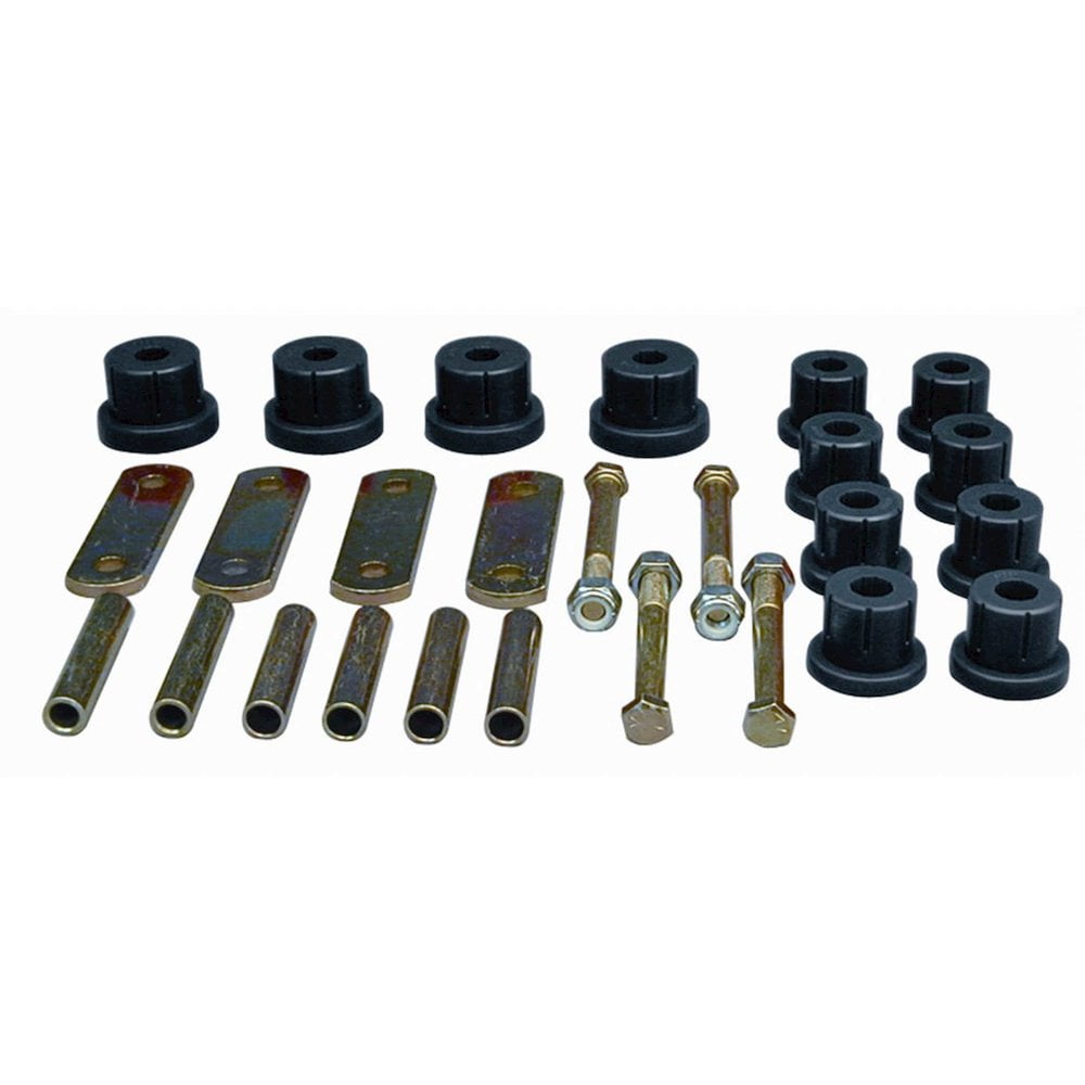 Prothane 67-81 Chevy Camaro HD Spring & Shackles Bushings - Black Fits ...