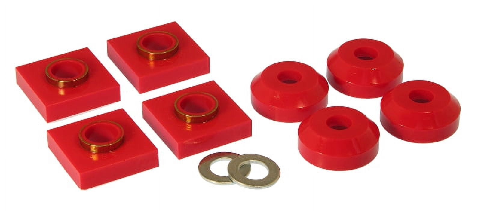 Prothane 76 & Earlier Ford F150/250 Transfer Case Mounts - Red Fits ...