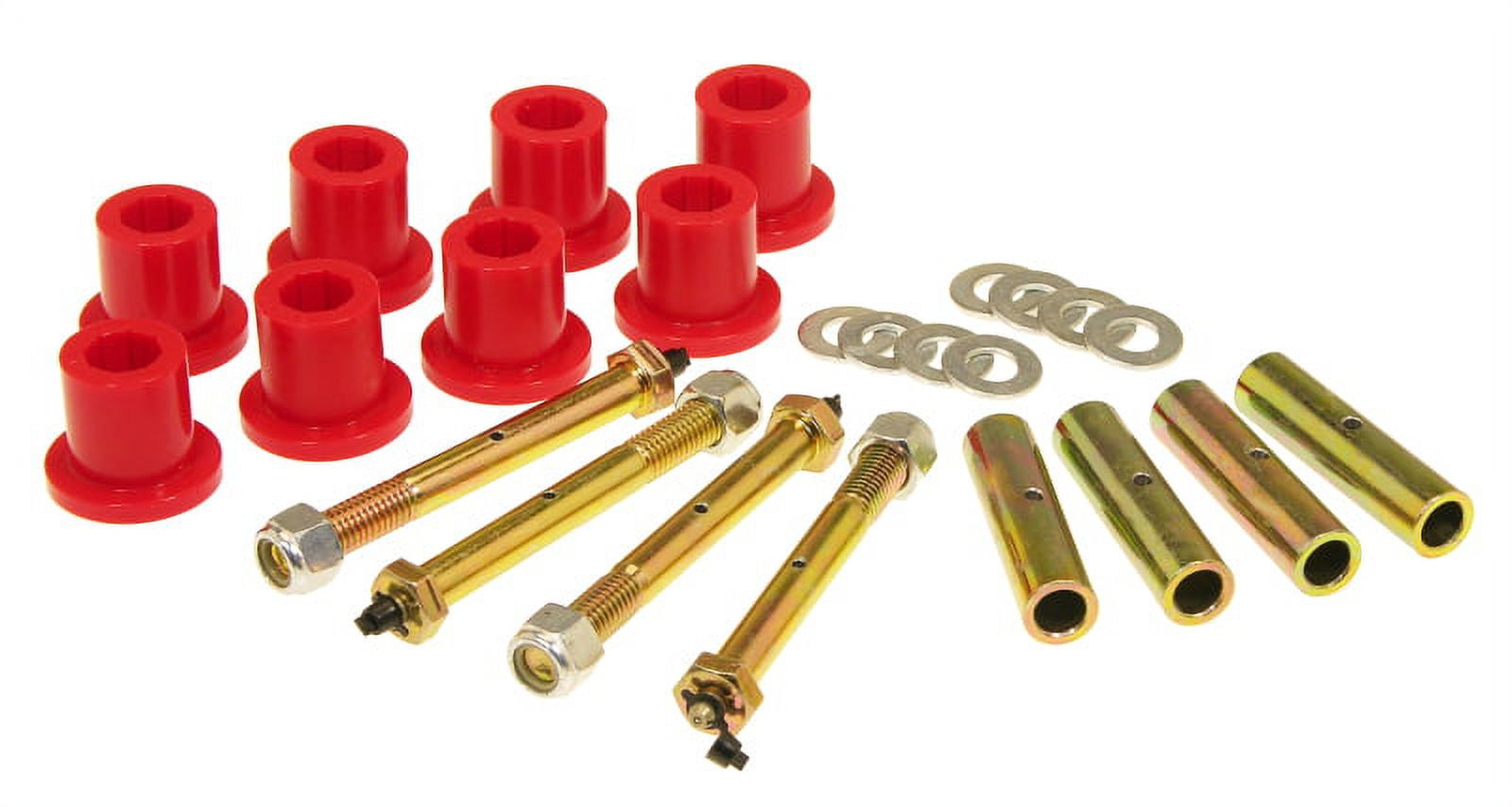 Prothane 87-96 Jeep YJ Front or Rear Frame Shackle Bushings - Red Fits ...