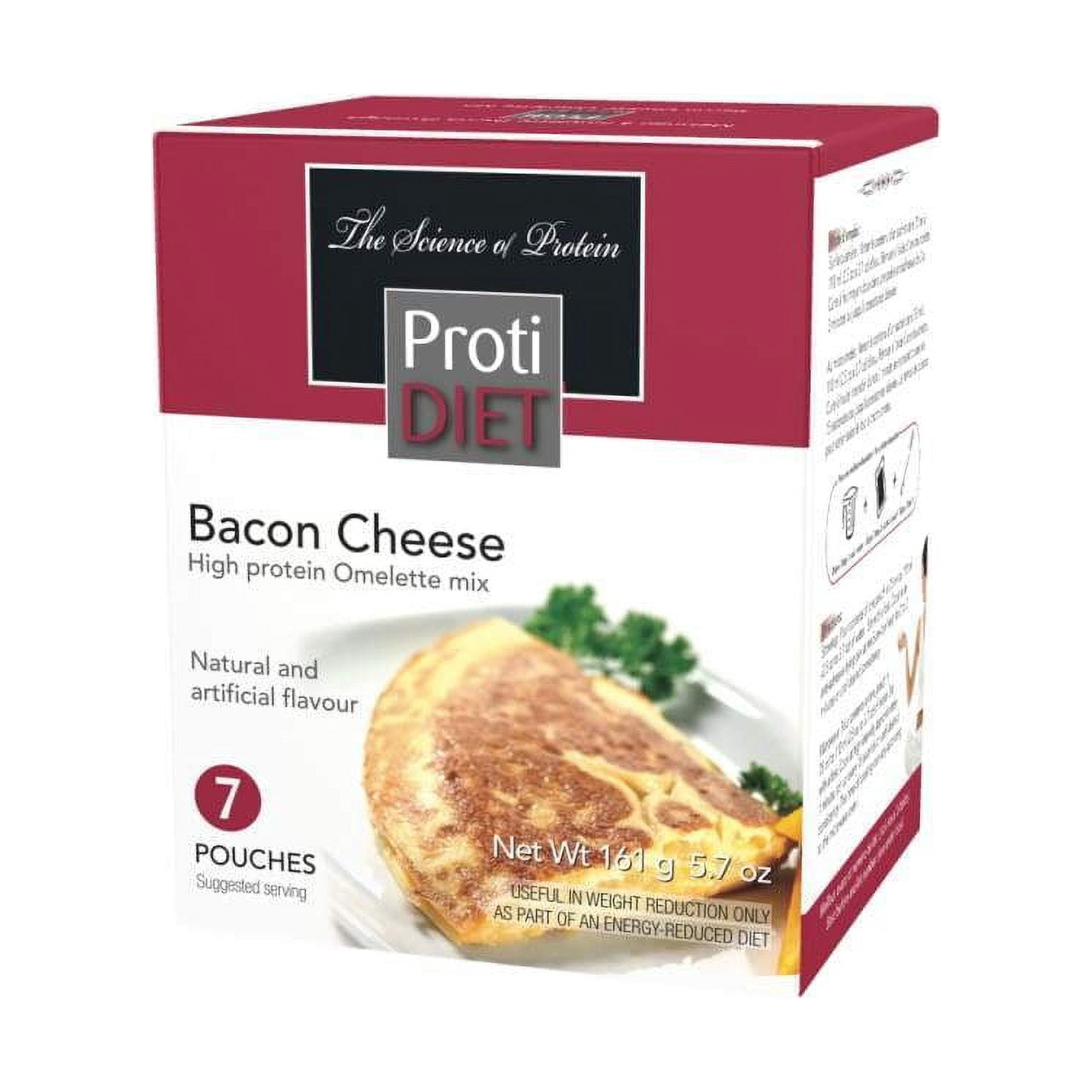 Proti Diet 15g Hot Protein Breakfast - Bacon and Cheese Omelet Size: 1 ...