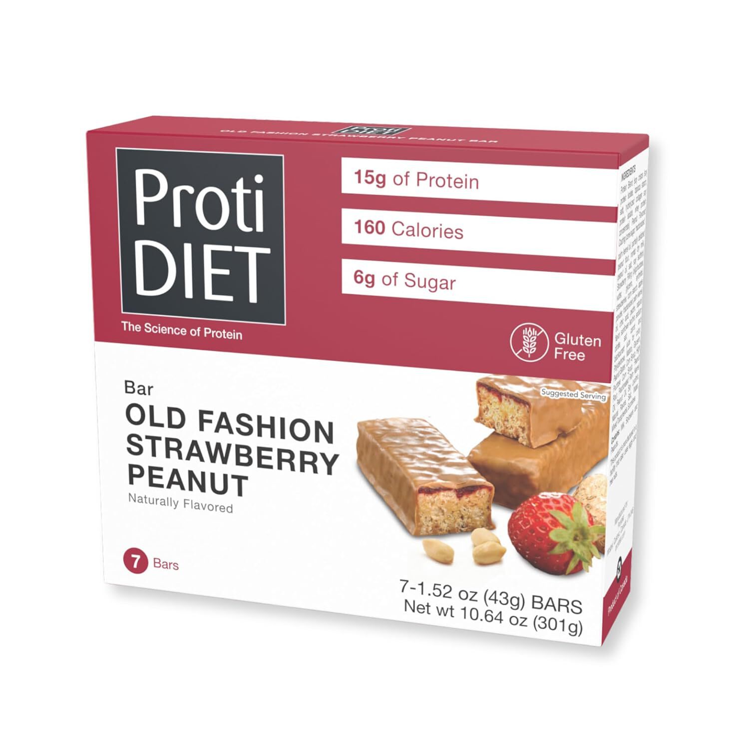 Proti Diet 15g Protein Bars - Crunchy Cereal Chocolate Size: 1-Pack ...