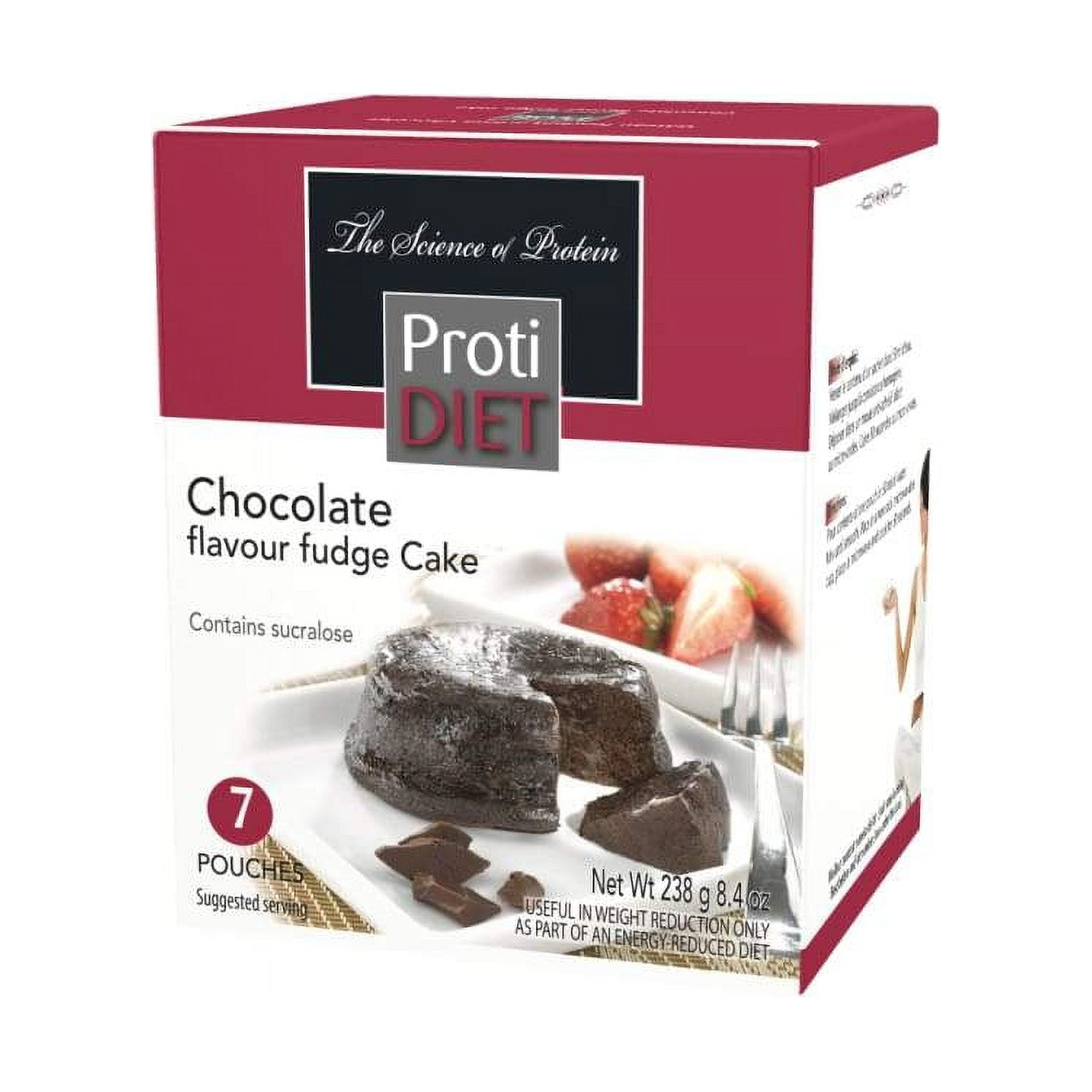 Proti Diet 15g Protein Cake - Chocolate Fudge Size: 1-Pack - Walmart.com