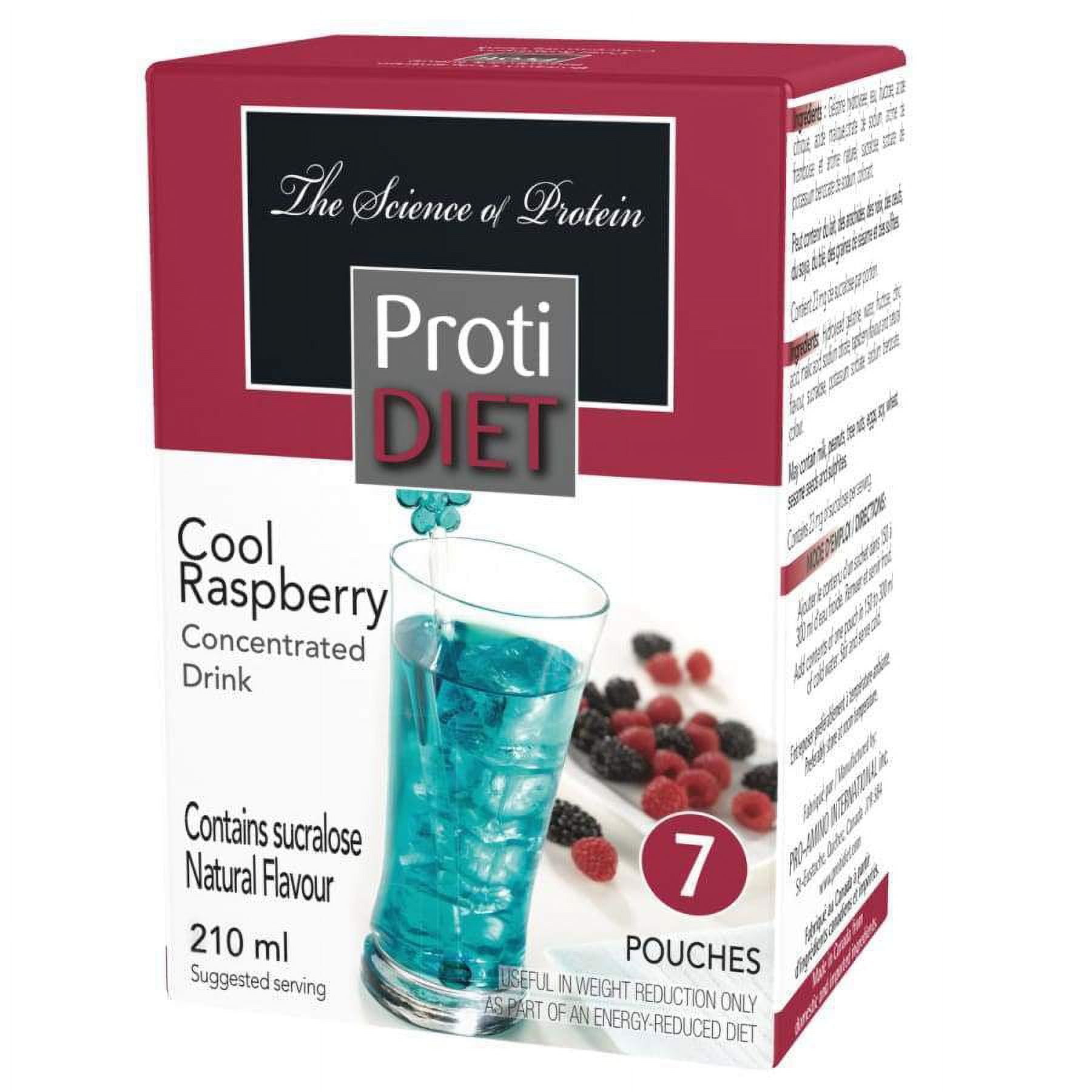 Proti Diet 15g Protein Fruit Concentrates - Cool Raspberry Size: 1-Pack ...