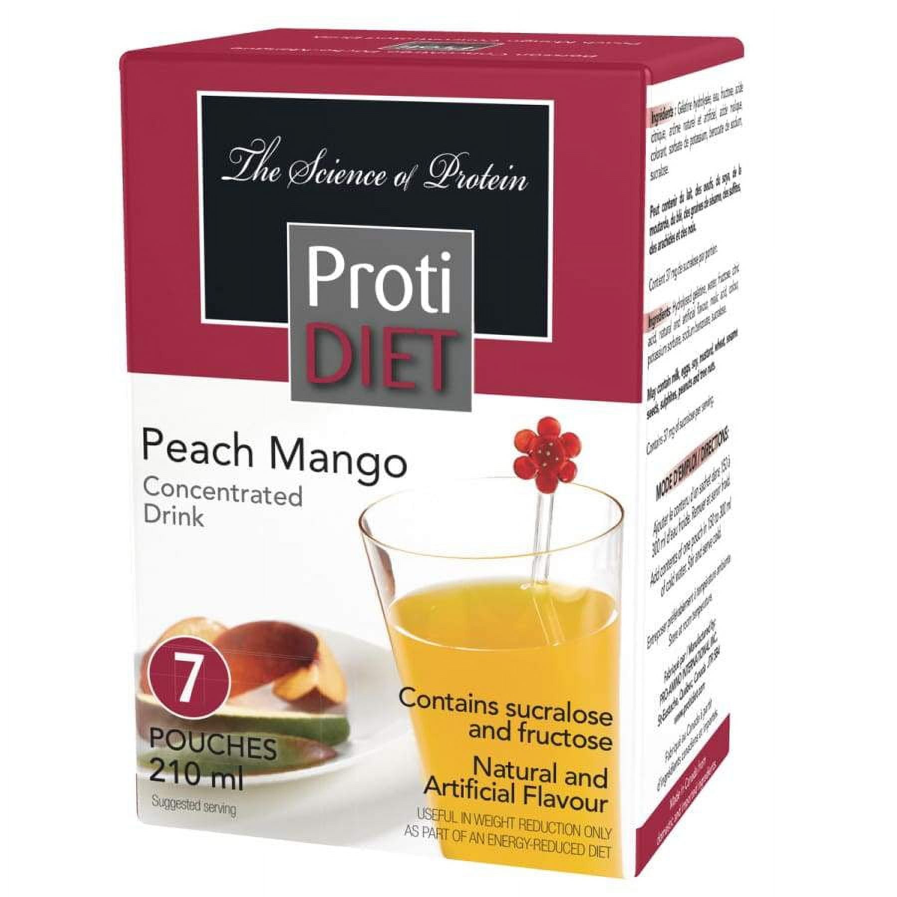 Proti Diet 15g Protein Fruit Concentrates - Peach Mango Size: 1-Pack ...