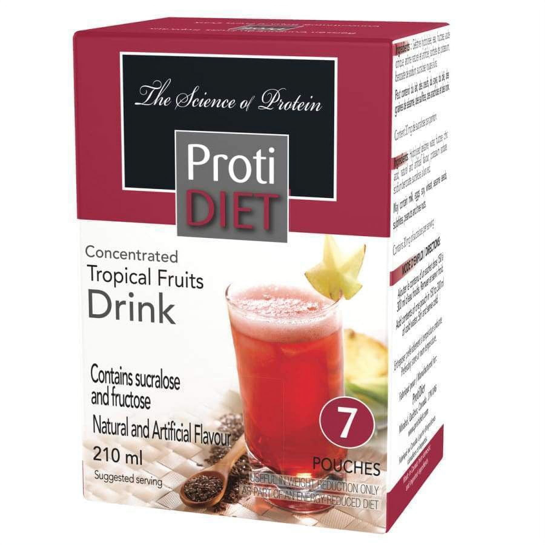 Proti Diet 15g Protein Fruit Concentrates - Tropical Fruit Size: 1-Pack ...