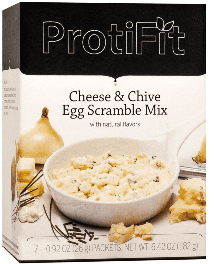 Proti Fit Cheese Chive Egg Scramble Mix, High Protein, 7 Packets ...