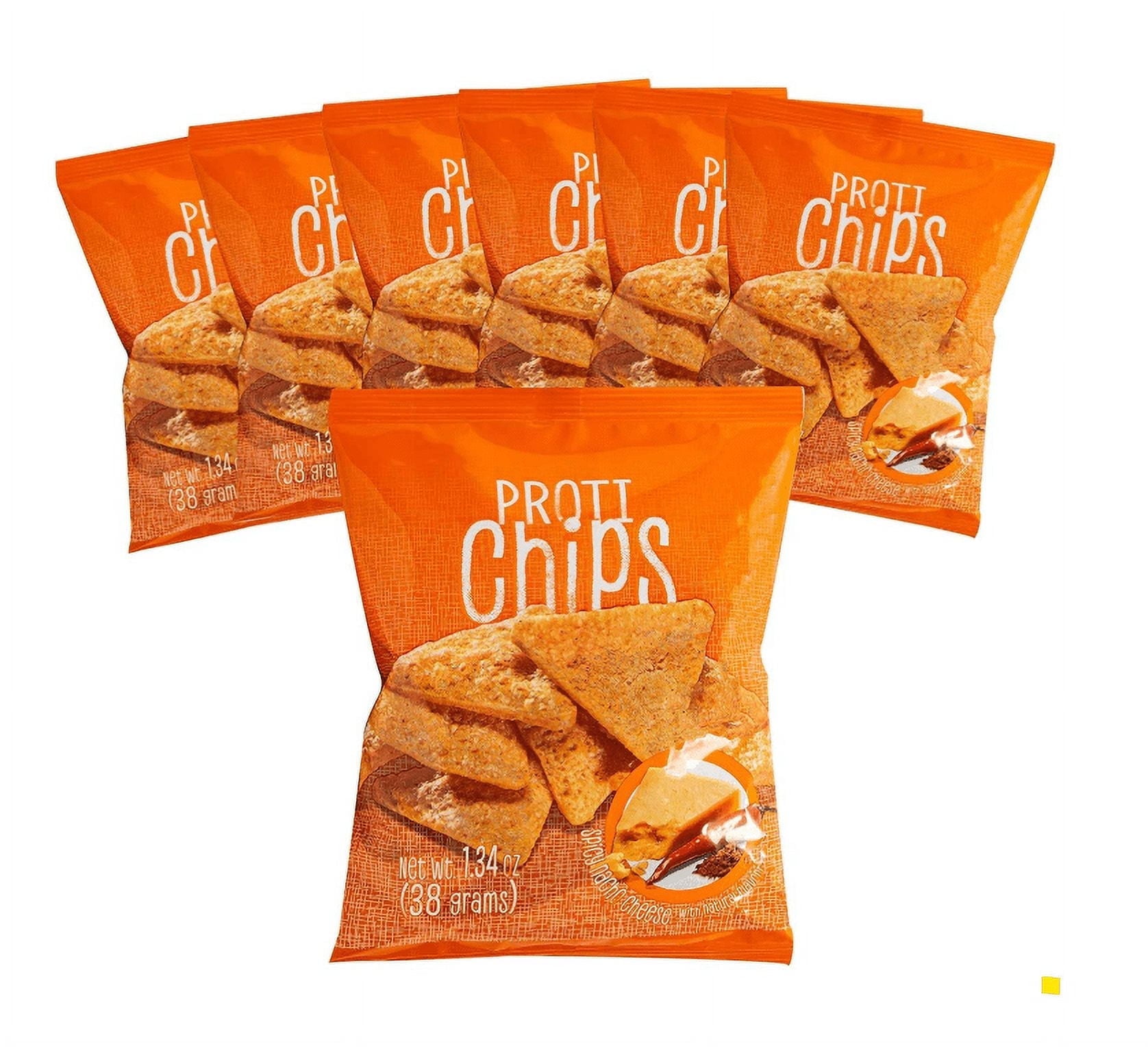 Proti Fit Proti Protein Chips, Spicy Nacho Cheese, 15g Protein, 7 ...
