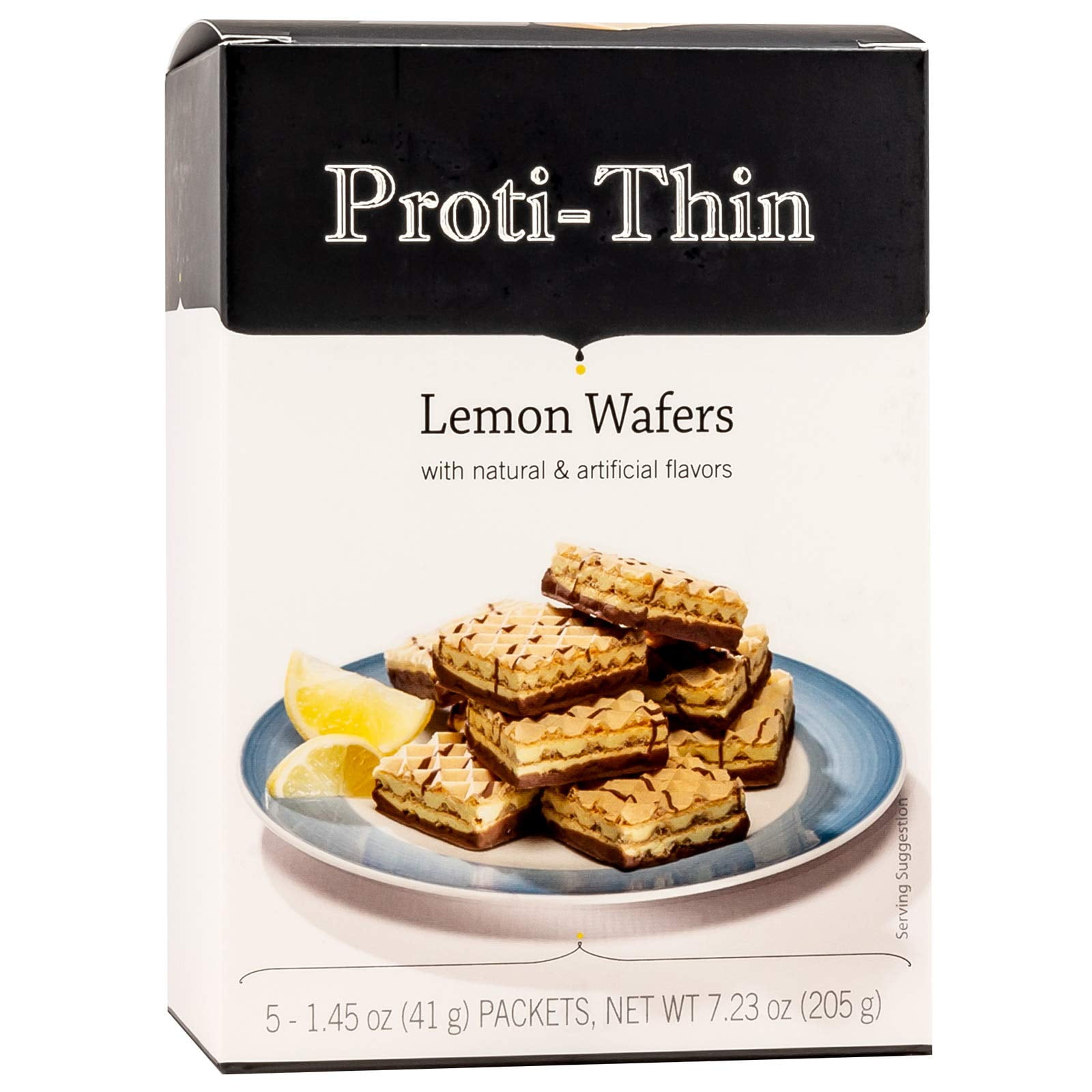 Proti-Thin High Protein Lemon SBF3 Wafer Squares, Low Sugar, Low Carb ...