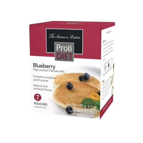 ProtiDIET Blueberry Pancake Mix (7ct) - Walmart.com