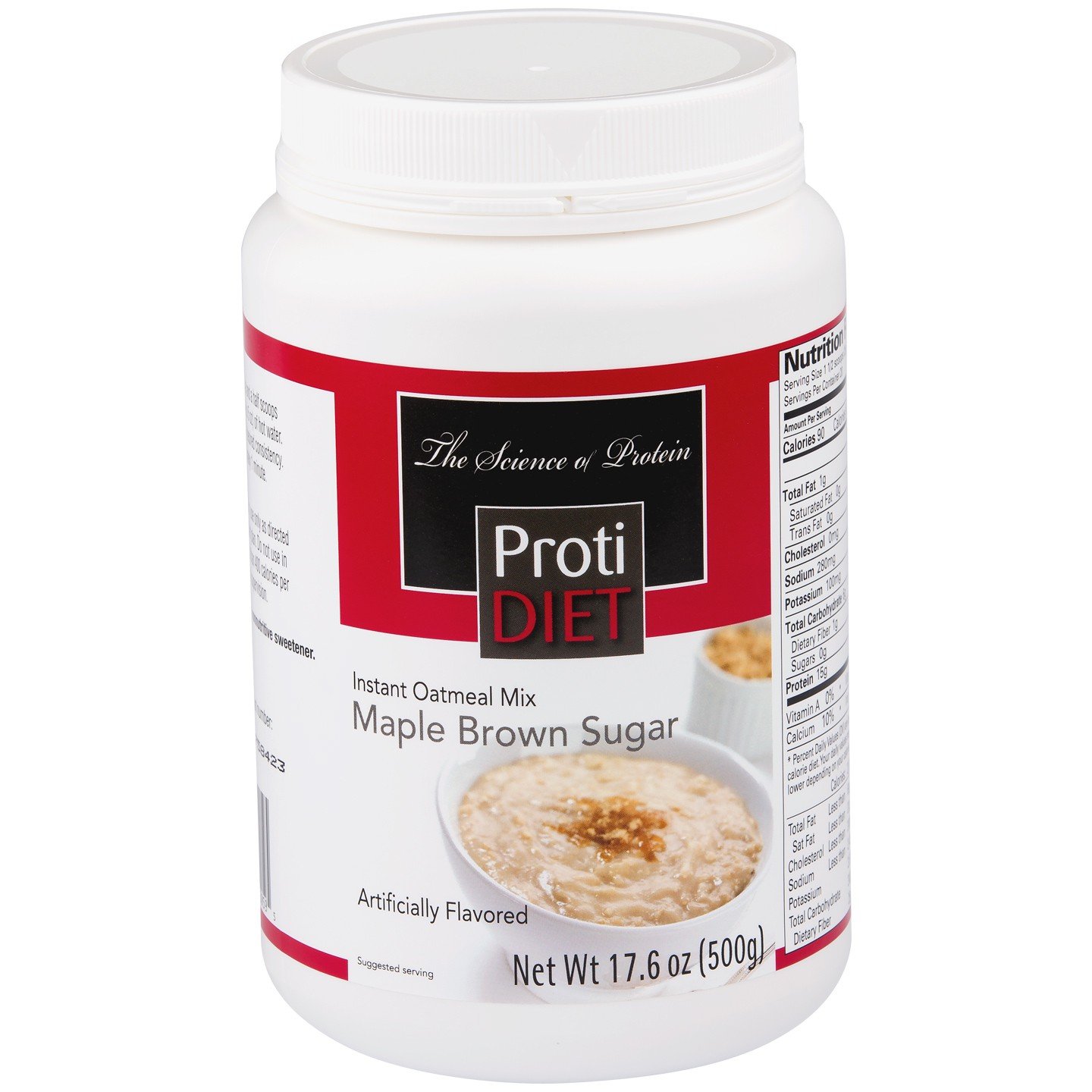 ProtiDIET Instant Oatmeal Mix AIF4 (7 Pouches), Simply Add Water, No ...