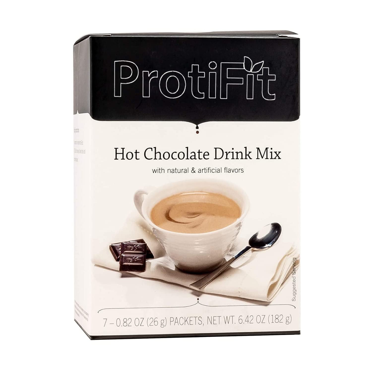 Proti Fit High Protein Hot Chocolate Drink Mix, 15g Protein, 7 Servings ...
