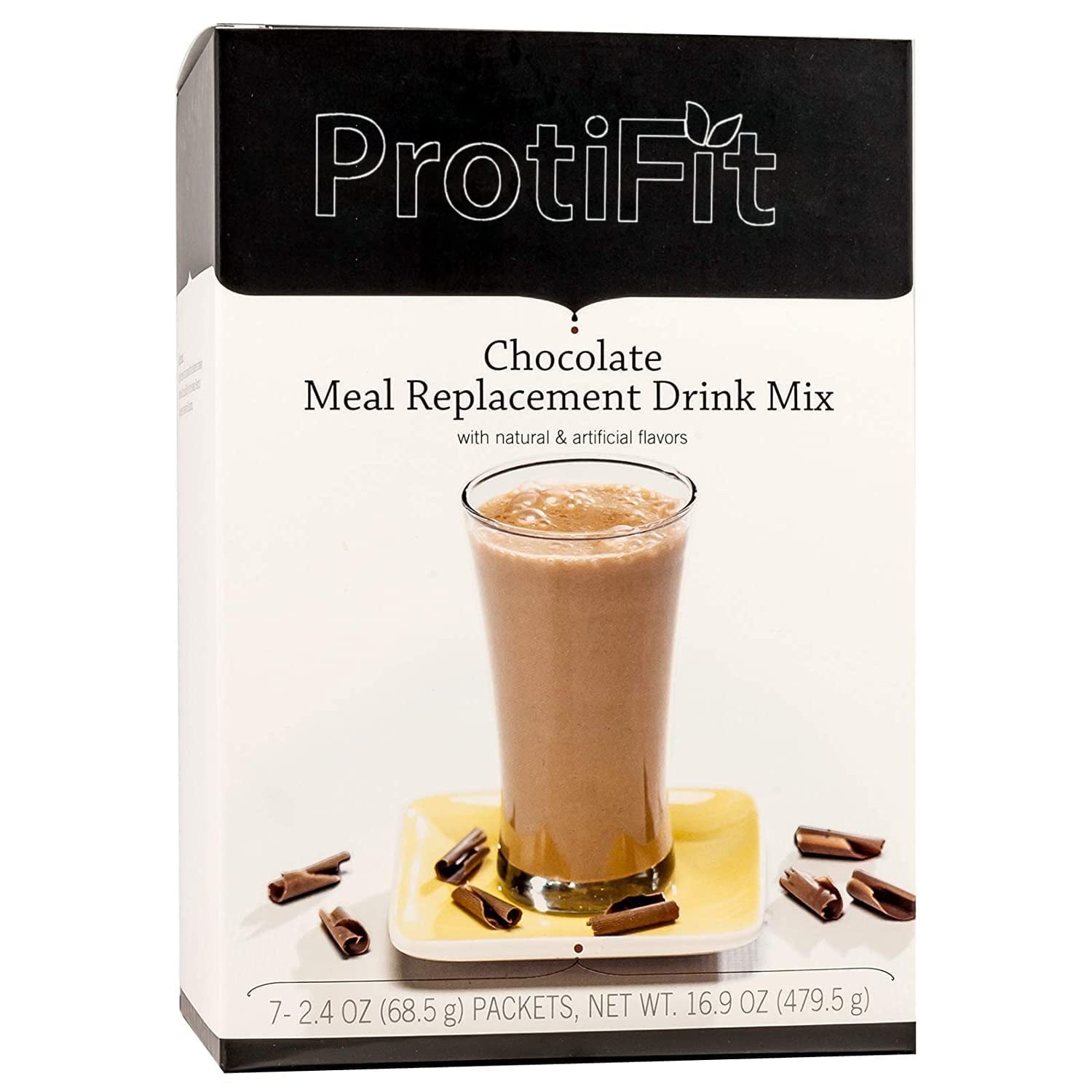 Proti Fit High Protein Meal Replacement Drink Mix, 35g Protein, 7 ...