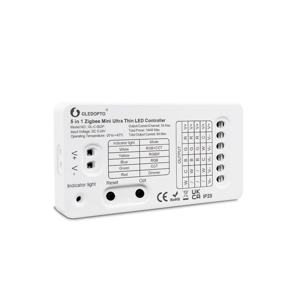 Protium ZigBee LED Strip Light Controller CCT Color Temperature Control ...