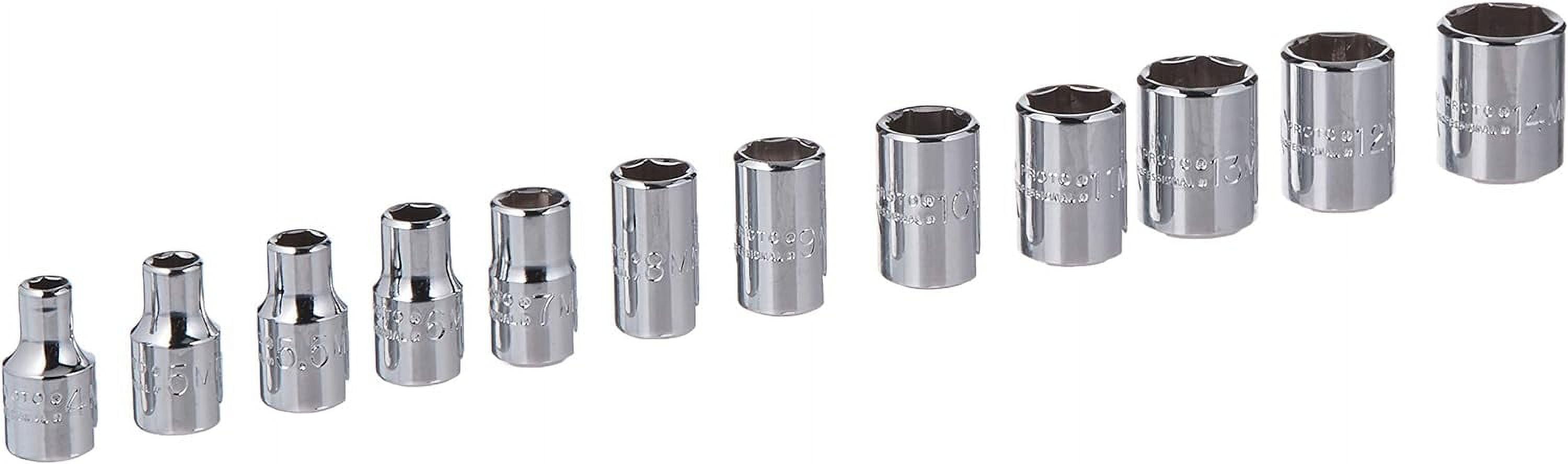 Proto 1/4" Drive 12 Piece Metric Socket Set - 6 Point - Walmart.com
