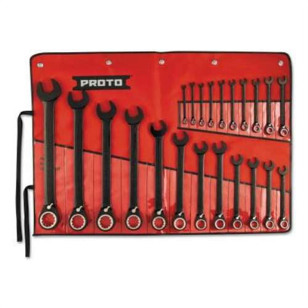 Proto 22 Piece Combination Ratcheting Wrench Set Spline - Walmart.com