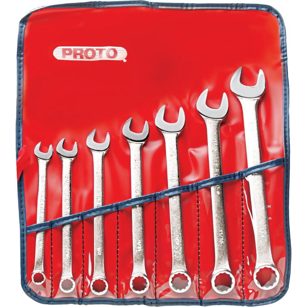 Proto Combination Wrench Set 12 Point 7Pc - Walmart.com