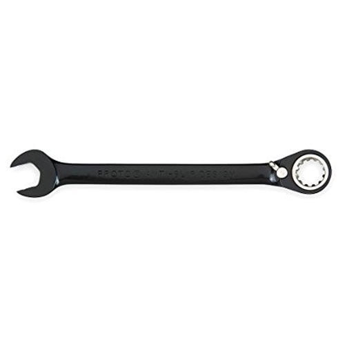 Proto Combination Reversible Ratcheting Wrench 1-1/2", Spline, Black ...