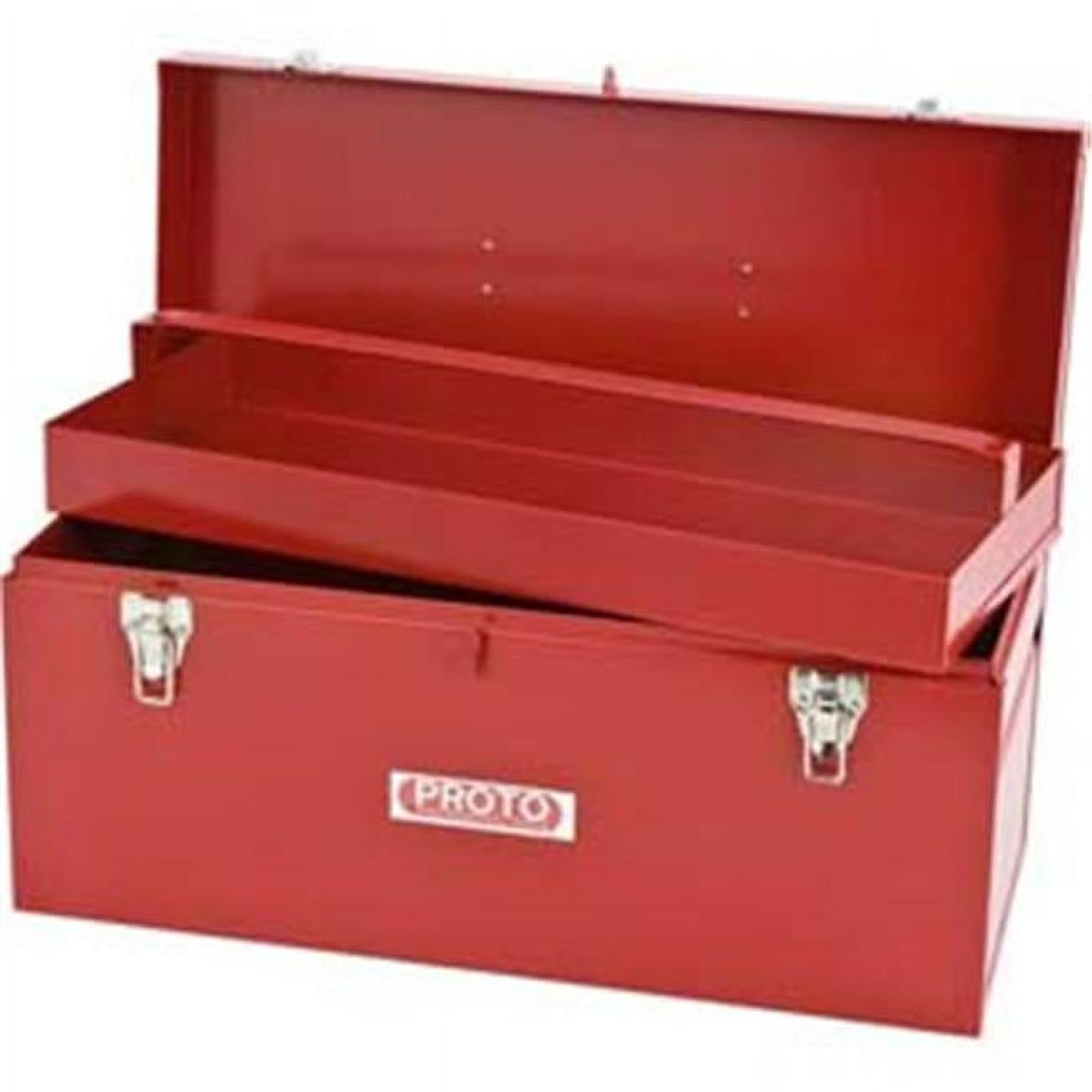 Proto B323294 General Purpose Tool Box - Double Latch, Red - 20 x 8.5 x ...